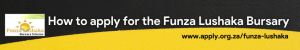 How to apply for the Funza Lushaka Bursary | UniApplyForMe