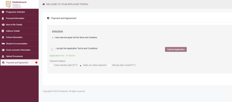 How to apply to Stellenbosch University (SUN) Online | UniApplyForMe