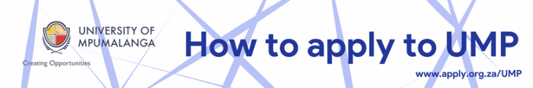 How to apply to the University of Mpumalanga (UMP) Online | UniApplyForMe