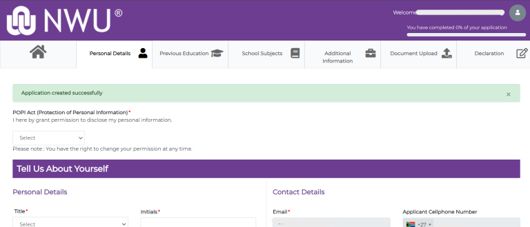 How to apply online to the NWU | UniApplyForMe